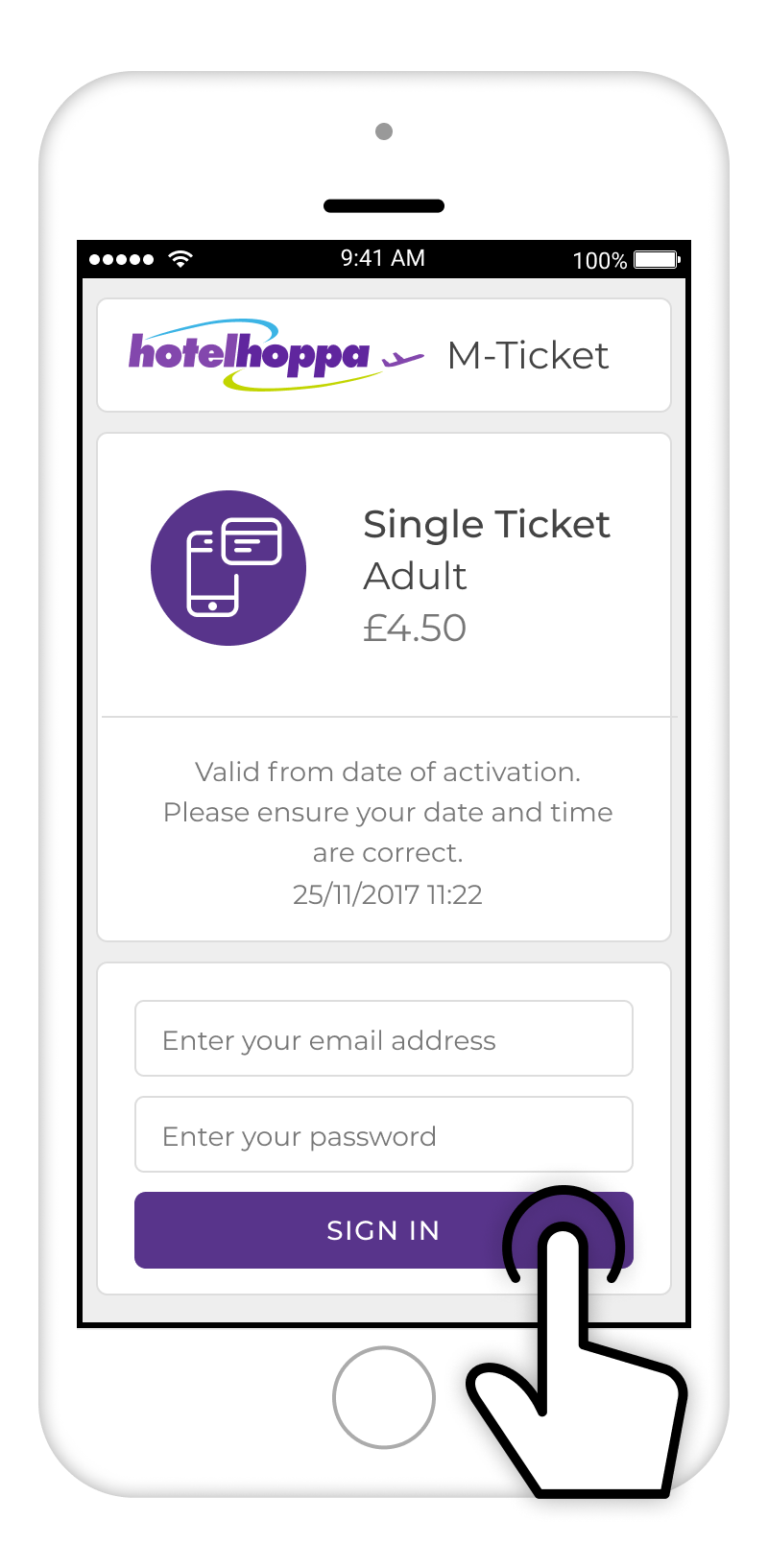 M-ticket guide | Hotel Hoppa